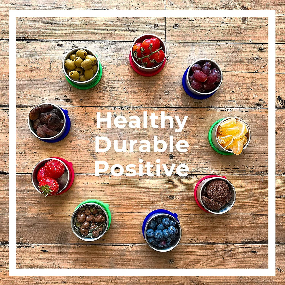 Mini 3 x Snack Pot Set – Mintie Lunchboxes